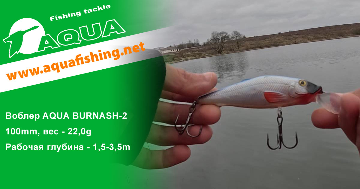 Купить воблер Burnash-2 в рыболовном интернет-магазине Aqua