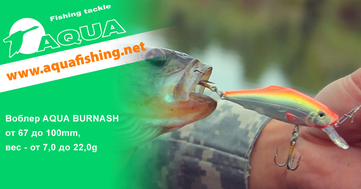 Купить уловистый воблер Burnash в рыболовном интернет-магазине Aqua